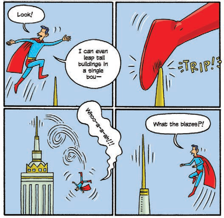 Able To Leap Tall Buildings In A Single Bound