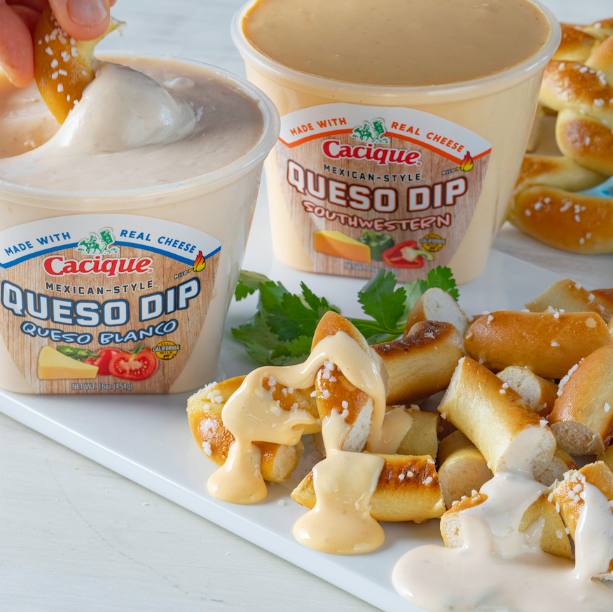 Cacique On X: Soft Pretzels And Our New Queso Dips: A Match, 51% OFF