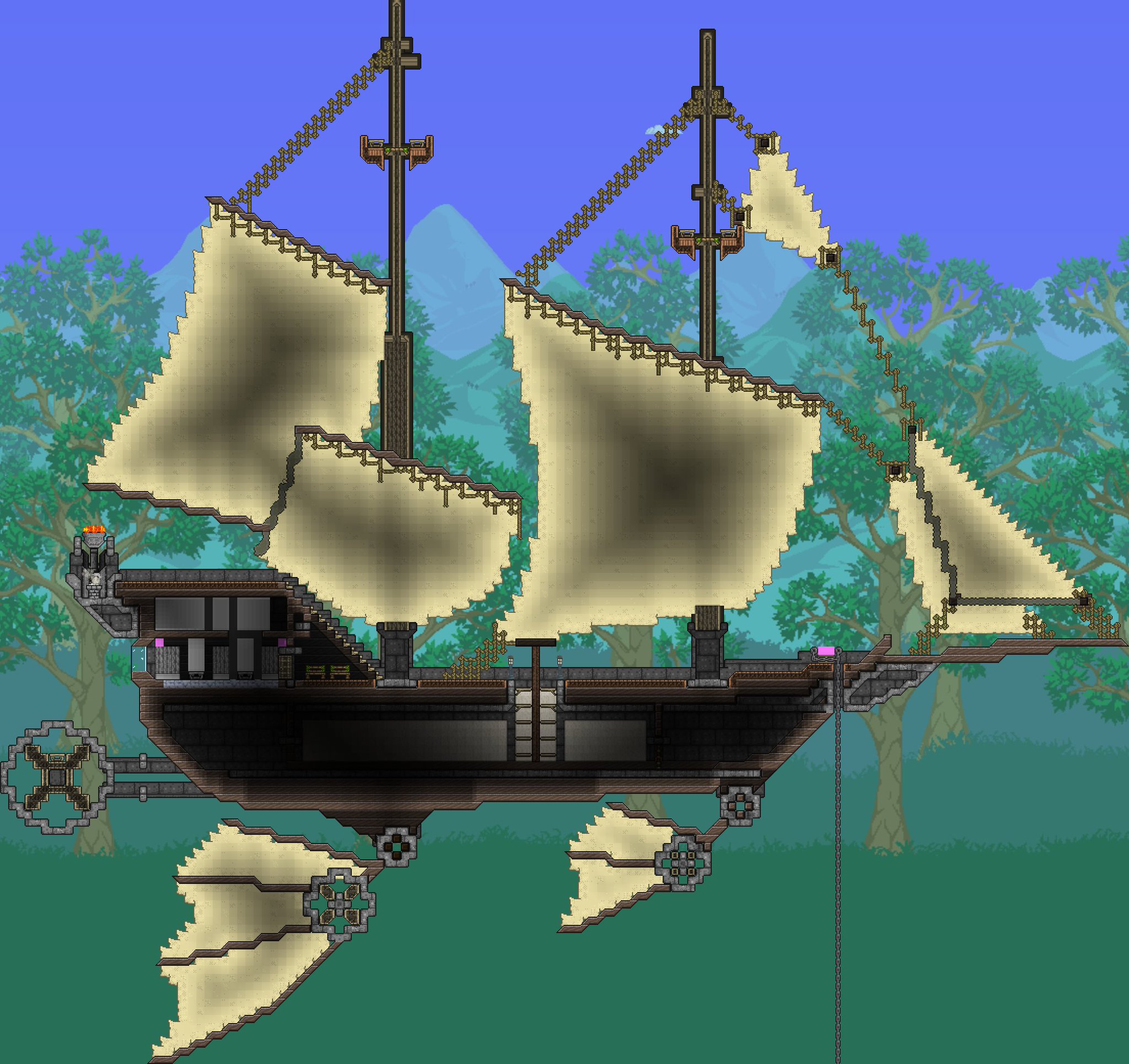 Terraria Boat Terraria Flying Dutchman Mini Boss Guide Corrosion