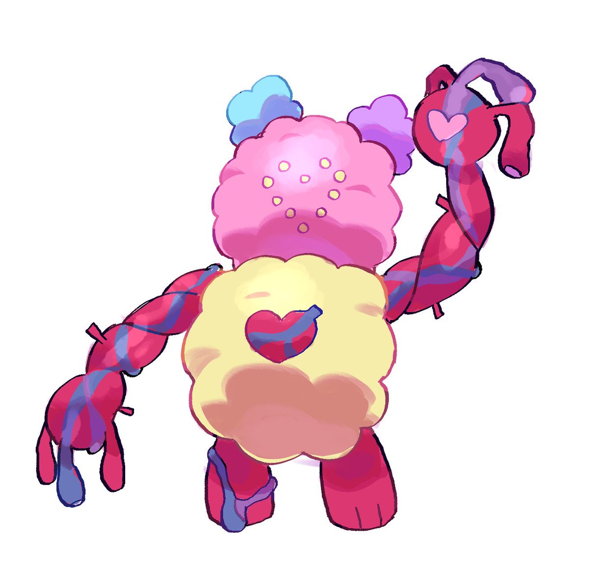 「regifairy teddy bear w veins lol 」|julienのイラスト