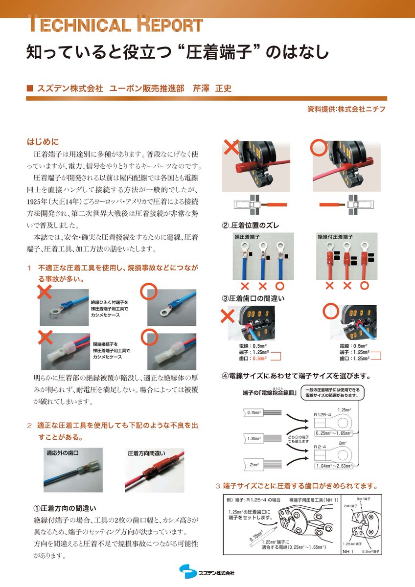 NICHIFU ニチフ端子工業 環境配慮形絶縁被覆付丸形端子R形 100個入 より線0.3〜1.65 TMEX 1.25-4M-RED 日本未入荷