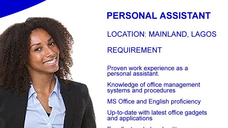 Personal Assistant Advertisement