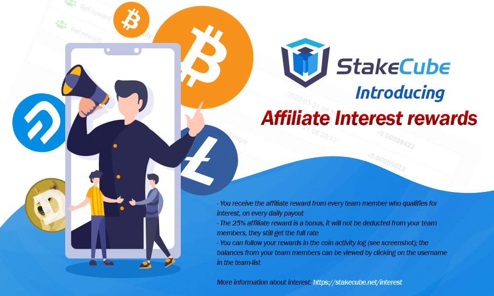 StakeCube on Twitter: "What's better than simple #affiliate rewards? Additional affiliate # ...