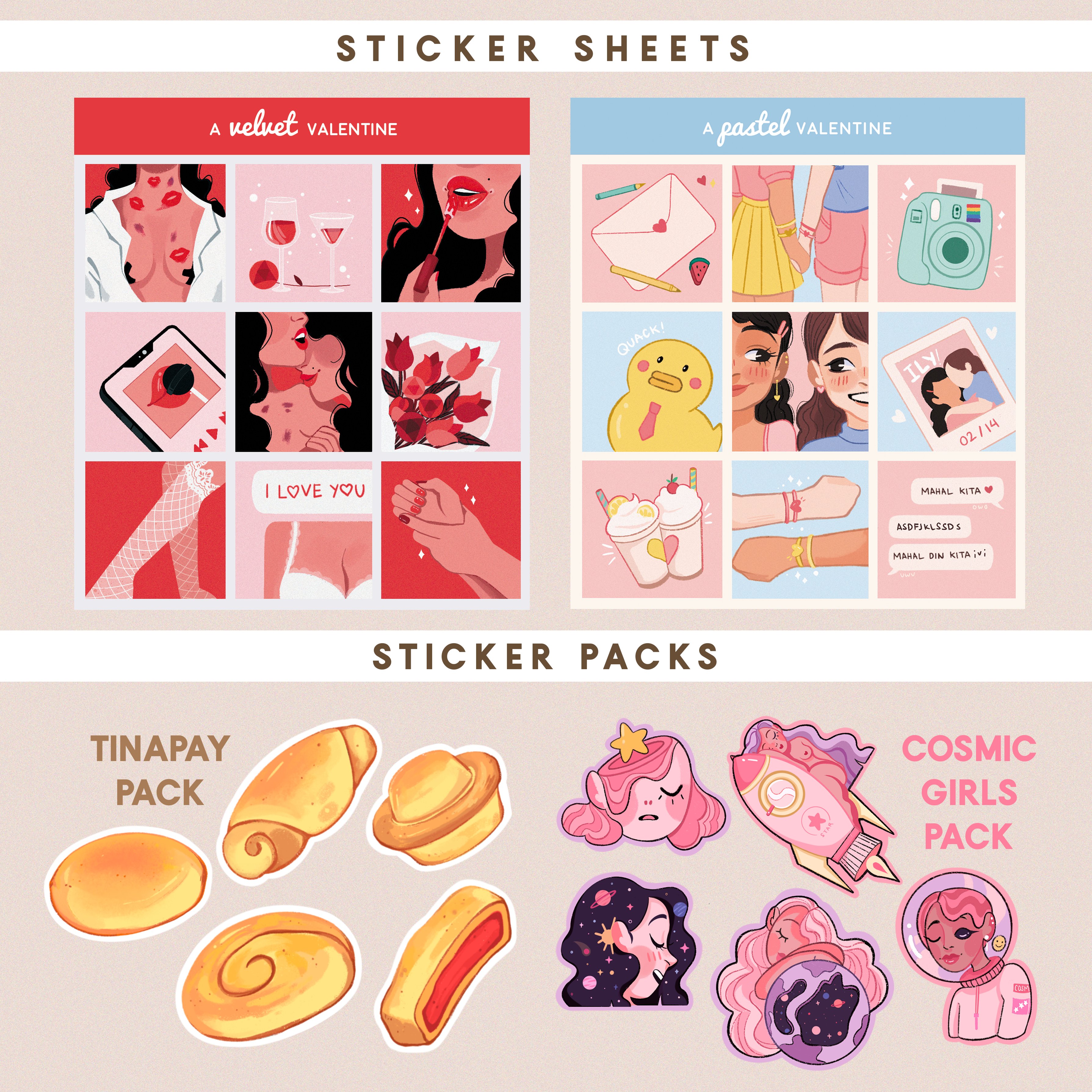 SAI 🏳️‍🌈 trying her best at work on Twitter: "wlw sticker sets will be available at feb komiket ...