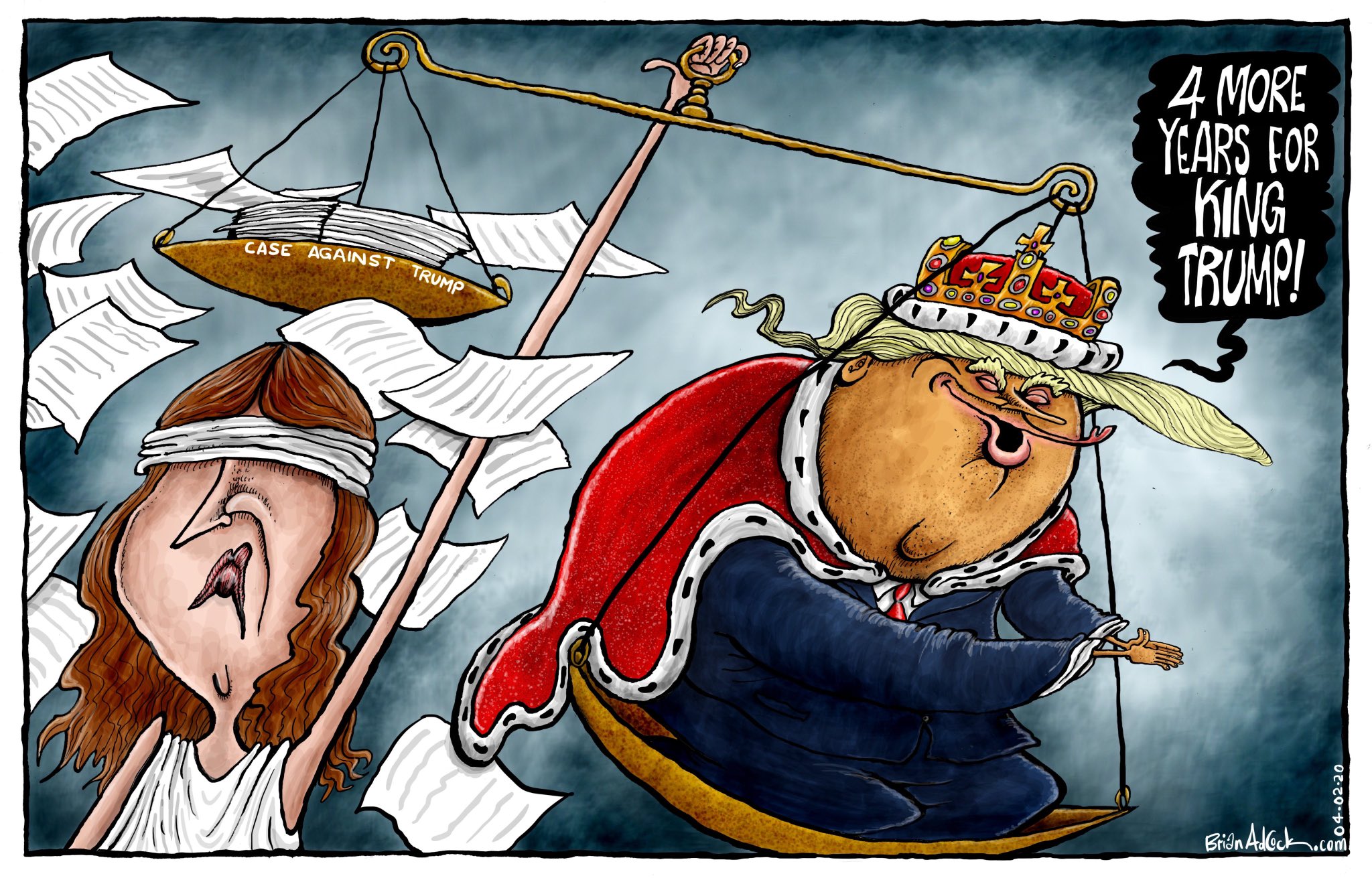 Autocratic Ruler Cartoon