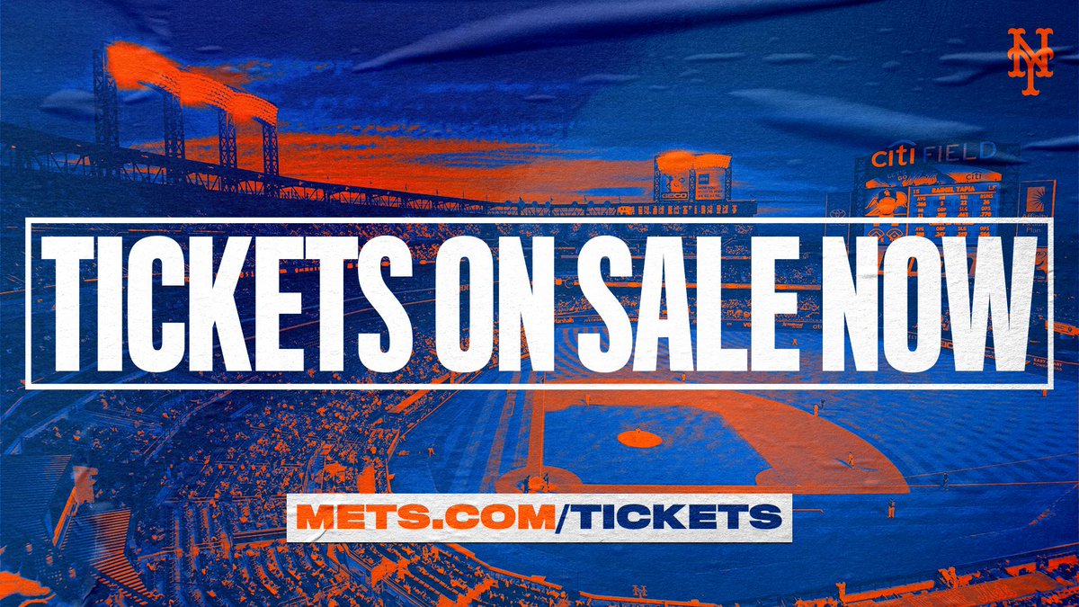 Are you ready for ⚾️!? Get your Mets tickets NOW! ?️ ? | New York Mets ...