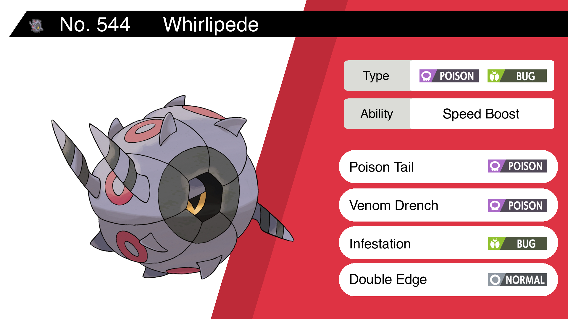 Venipede Evolution Chain