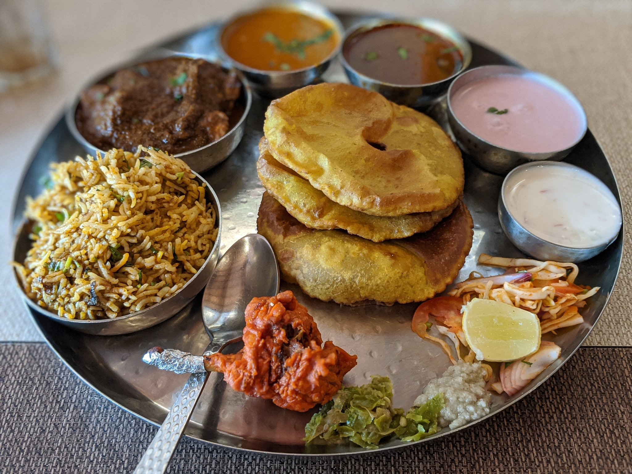 Chicken Thali