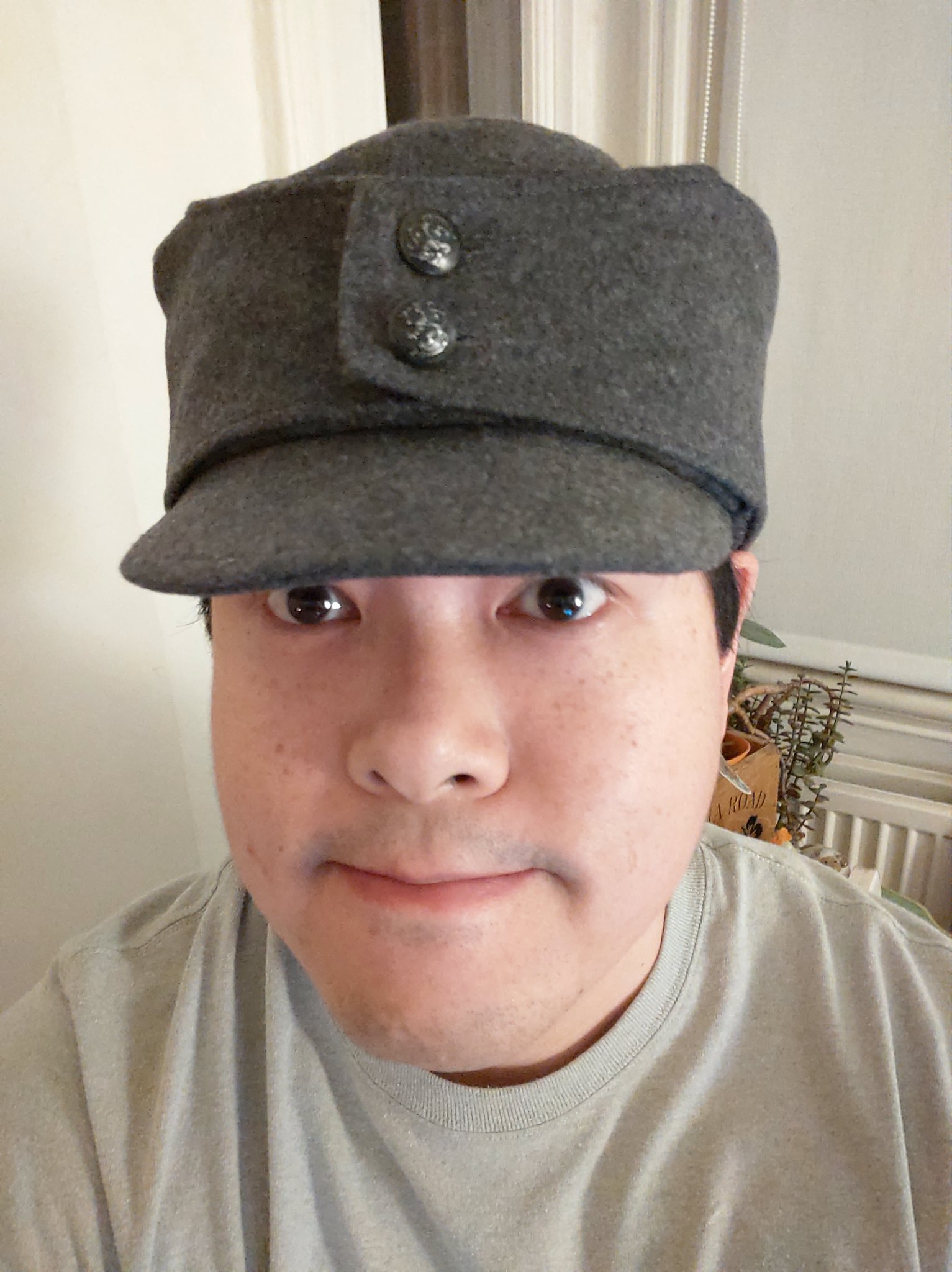 Ww2 Finnish Cap Original M/1927 Finnish Civil Guard Field Cap Wool