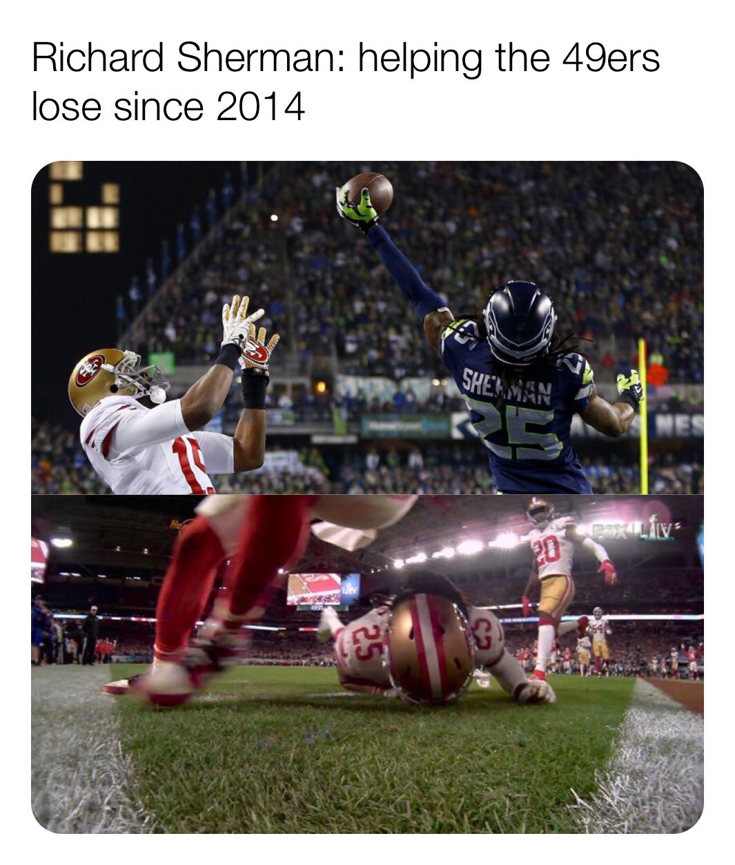 Richard Sherman 49ers Meme