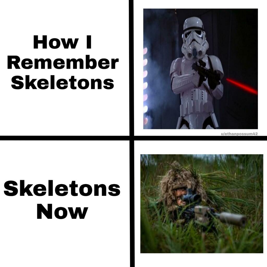 Minecraft Skeleton Memes