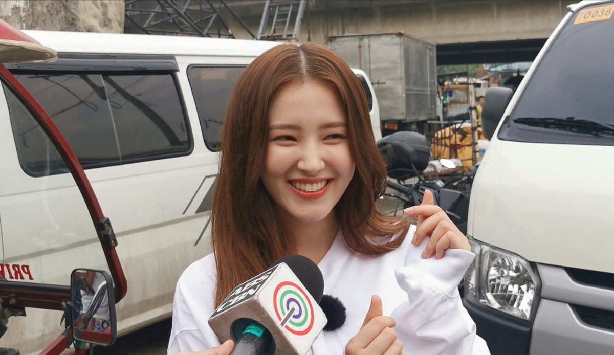 Nancy of MOMOLAND (MMLD_Official) is in Manila for a short trip, to ...