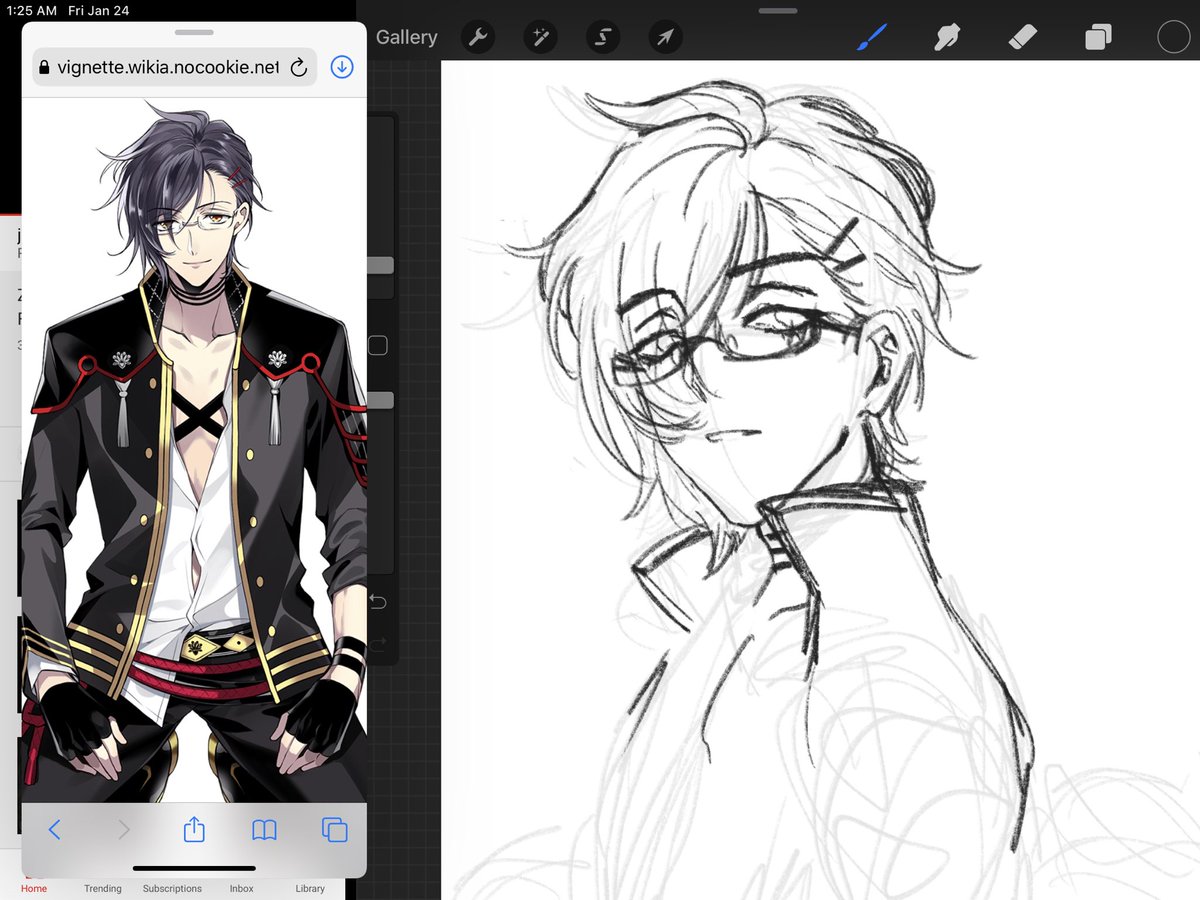 「wow maybe i CAN draw ikemen 」rae ☔💜の漫画