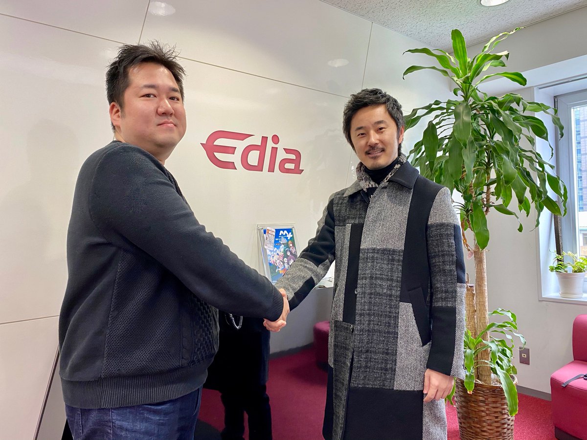 倉持武志 Takeshi Kuramochi on Twitter: "「MAPLUS キャラ de ナビ」のエディア、賀島社長にフローレス設立のご挨拶をさせていただきました。元々公私共に ...