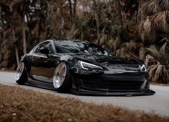 Stanced Subaru Brz