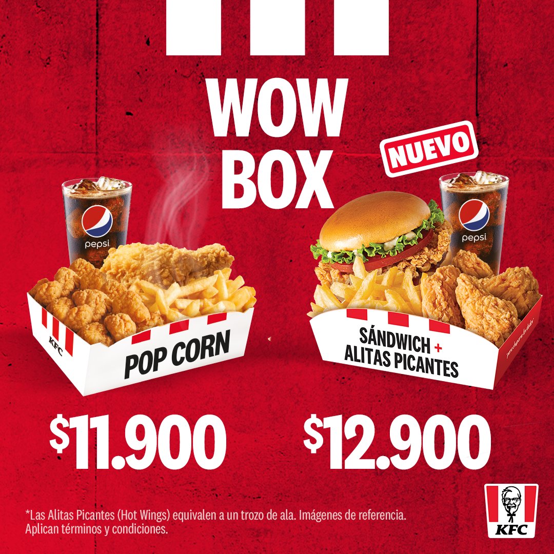 Perder la paciencia Adelante papa combos kfc colombia claro Consciente de vitalidad