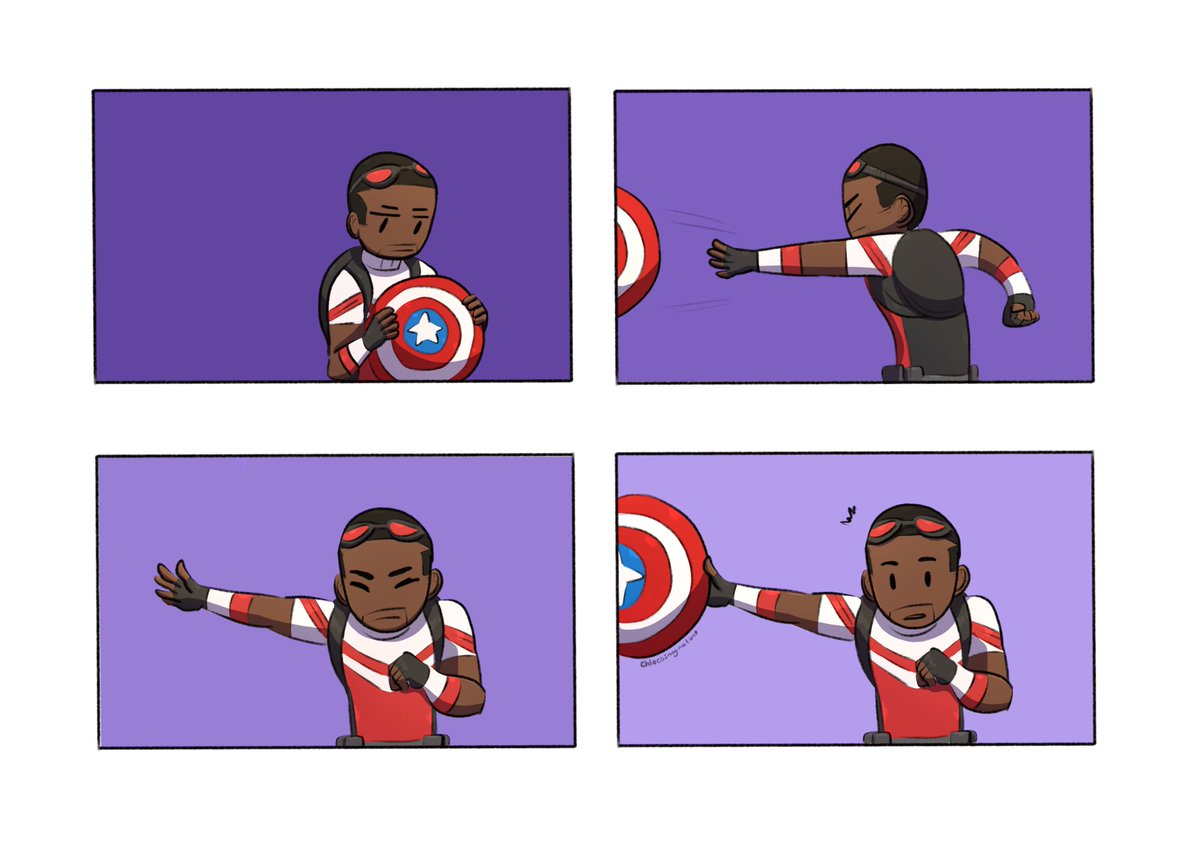 Third wheeling but with free food at least? #FalconAndWinte ...