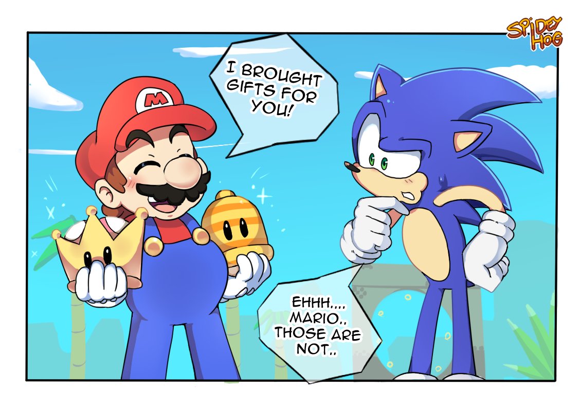 Funny Mario And Sonic