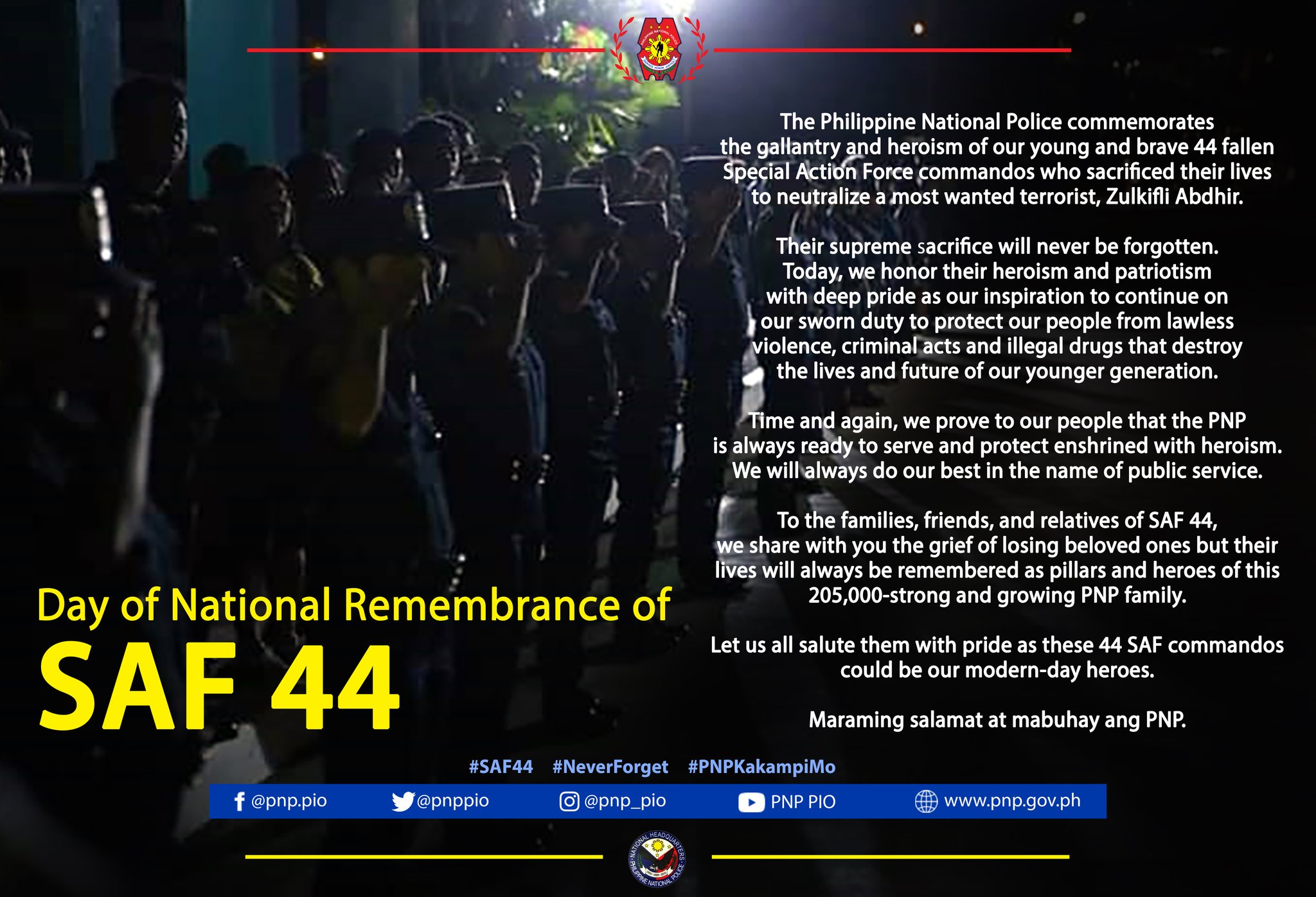 Pnp Quotes Leonardo Espina's 'last Card'