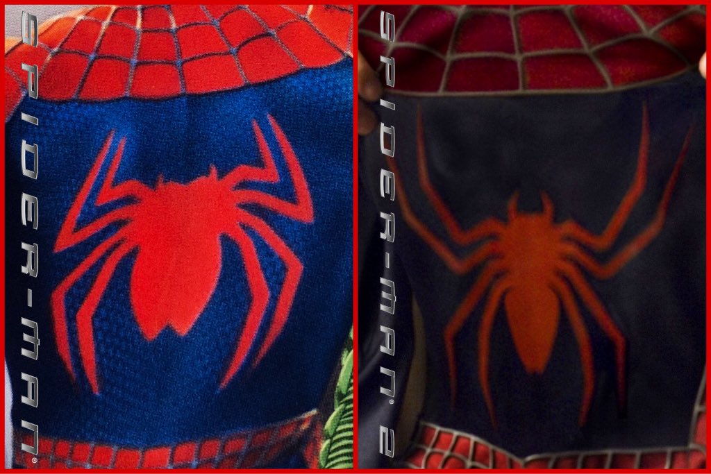 Spiderman Back Spider Logo