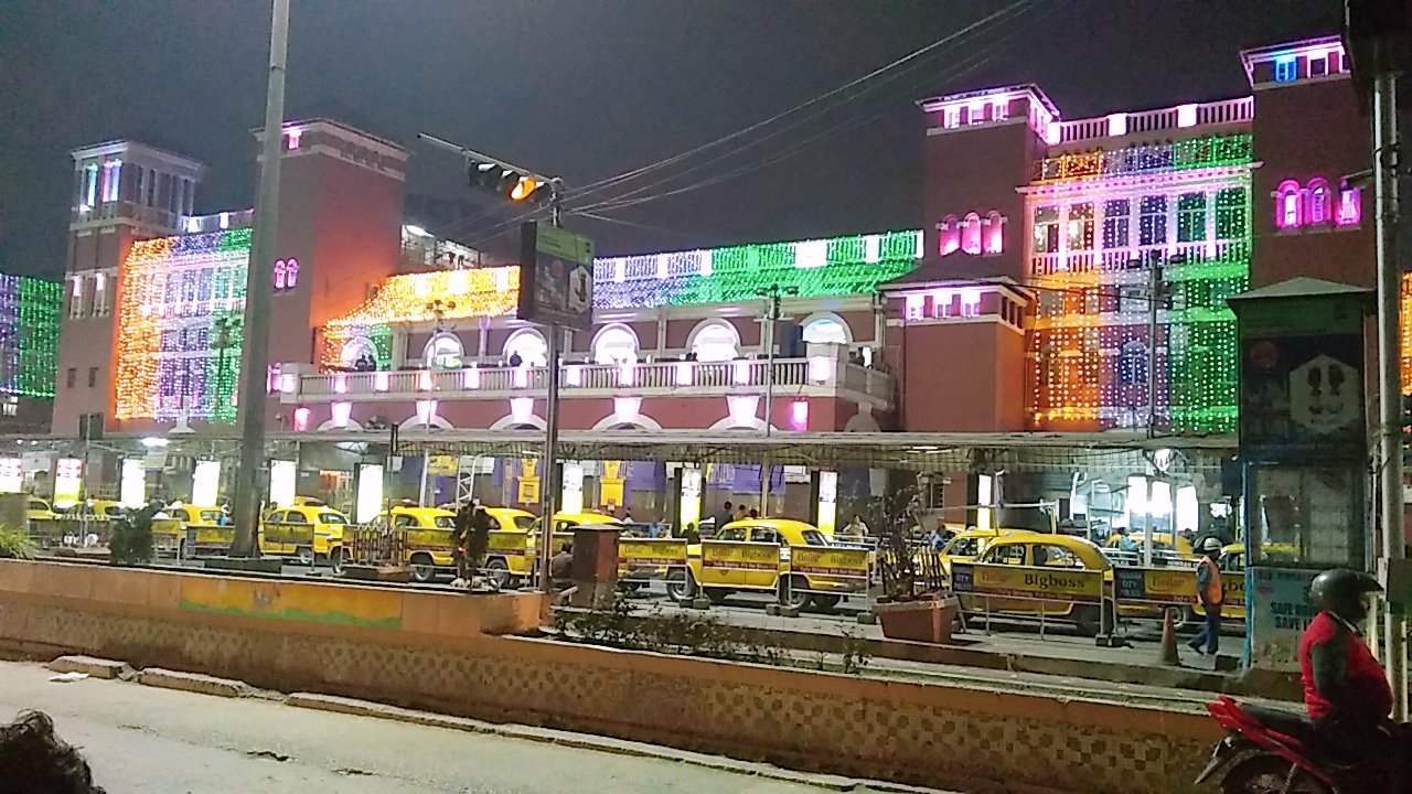 Howrah Station At Night