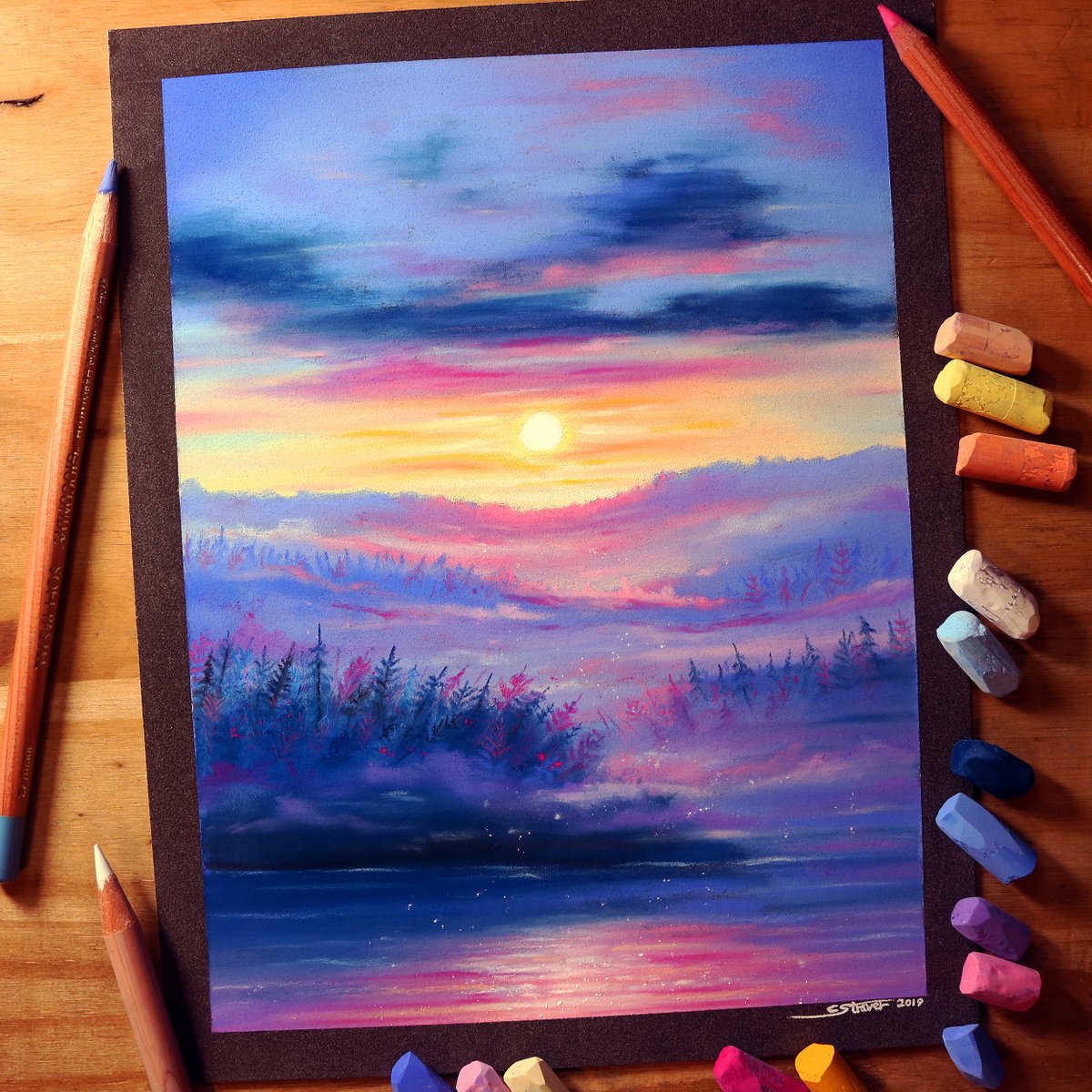 Soft Pastel Drawing Ideas