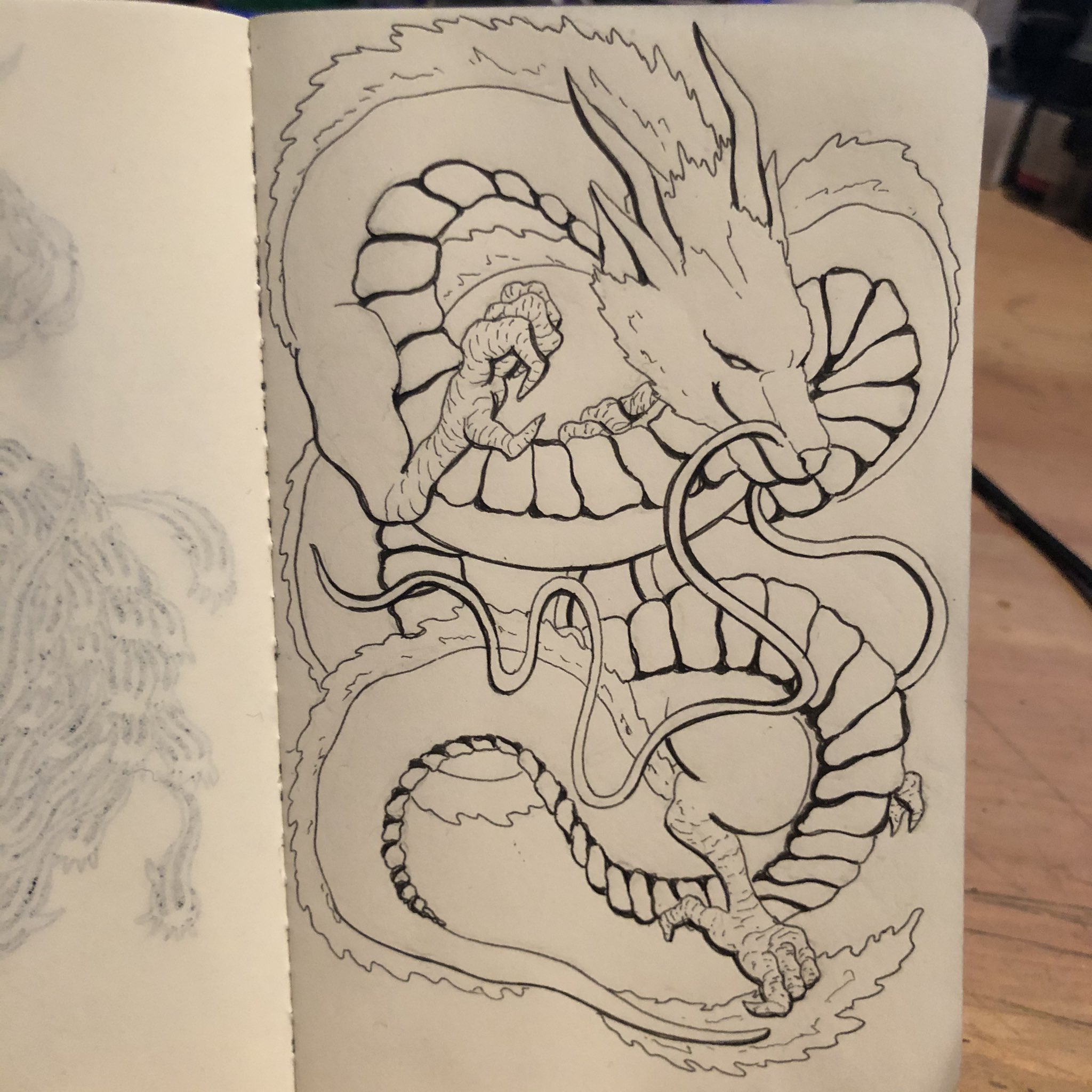 Spirited Away Haku Drawing