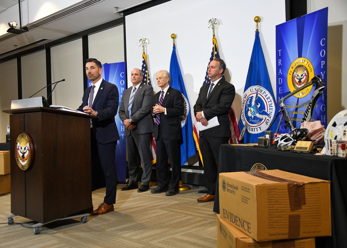.DHS_Wolf: "The counterfeiting and pirating of goods must be stopped in ...