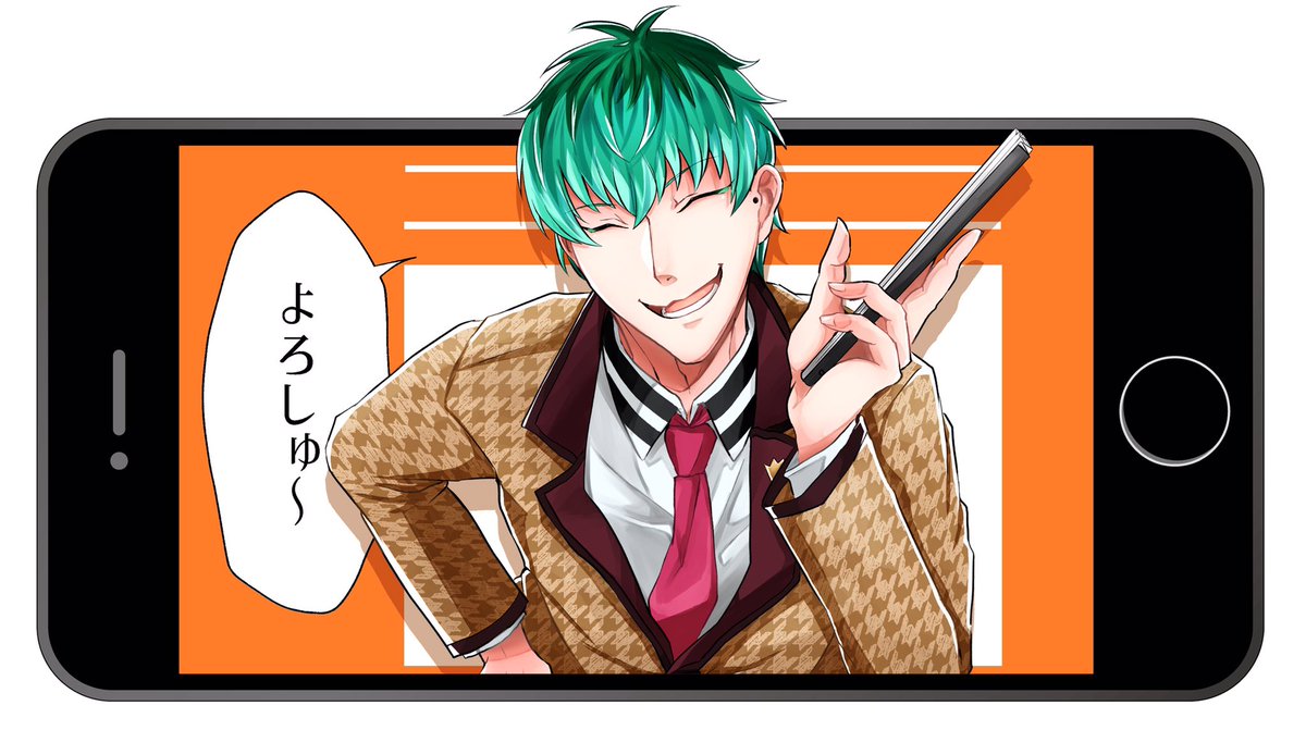 「ゲーム垢でアップしてた簓さん 頑張って描いたのでこちらでもこっそり上げてしまおうと思います 」瑳毘𓆗の漫画