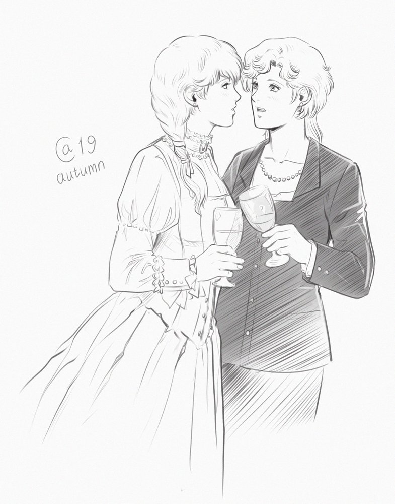 「Miriam Rosas. LoGH sketch 」Autumn Sacuraの漫画