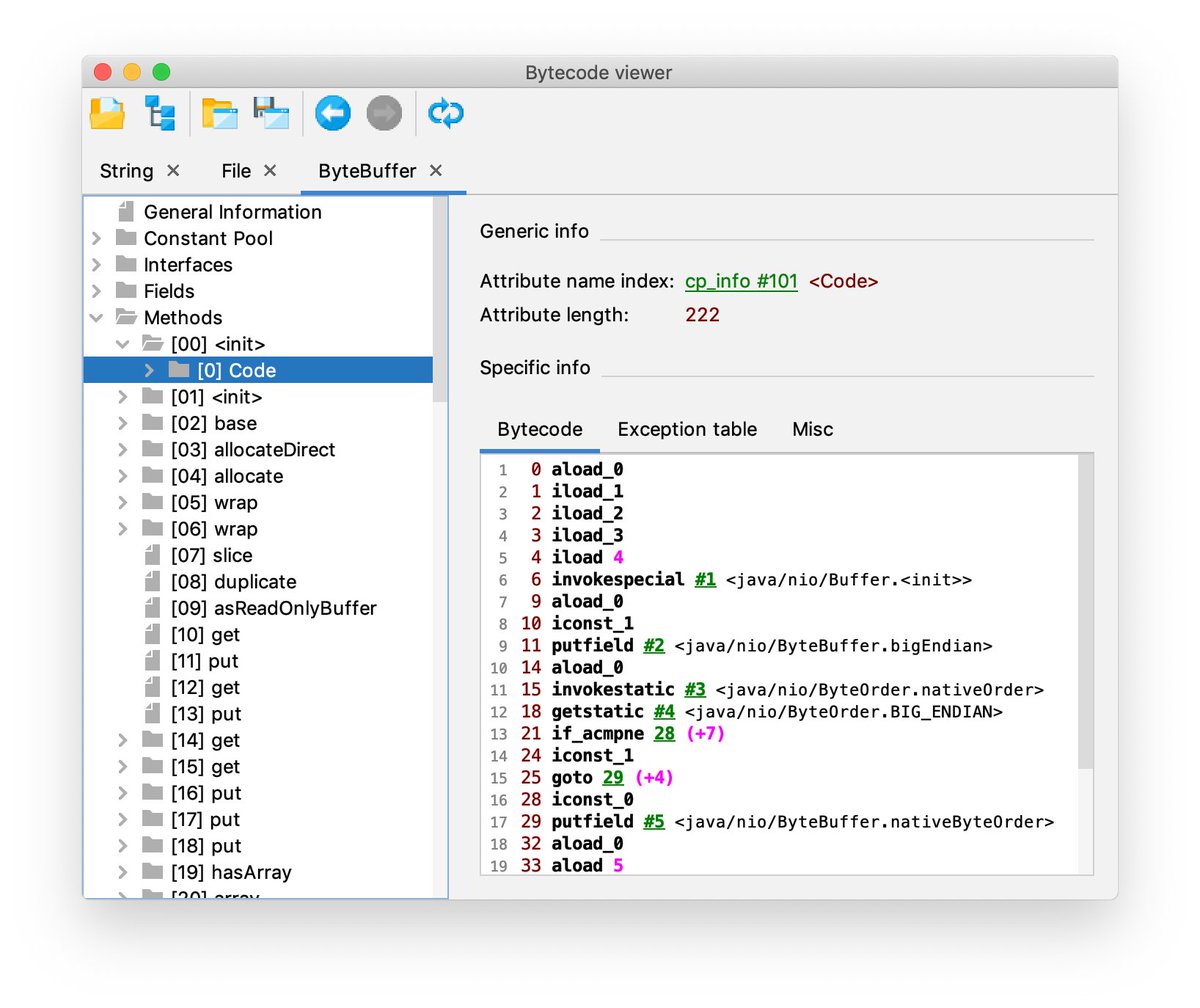 Ingo Kegel on Twitter: "jclasslib bytecode viewer 5.5 https://t.co/juFgEsGwI0 now uses the ...