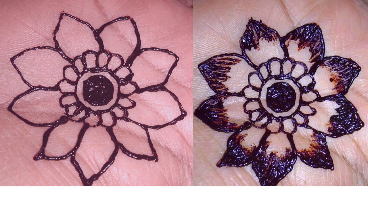 Easy Flower Henna