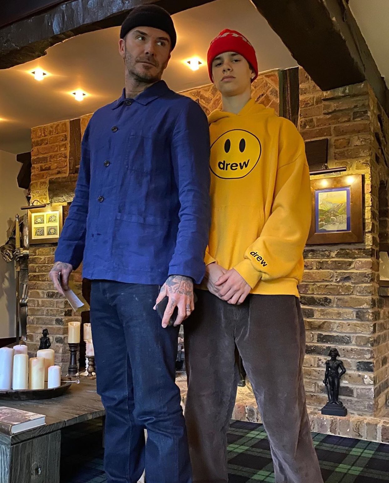 Romeo Beckham Justin Bieber