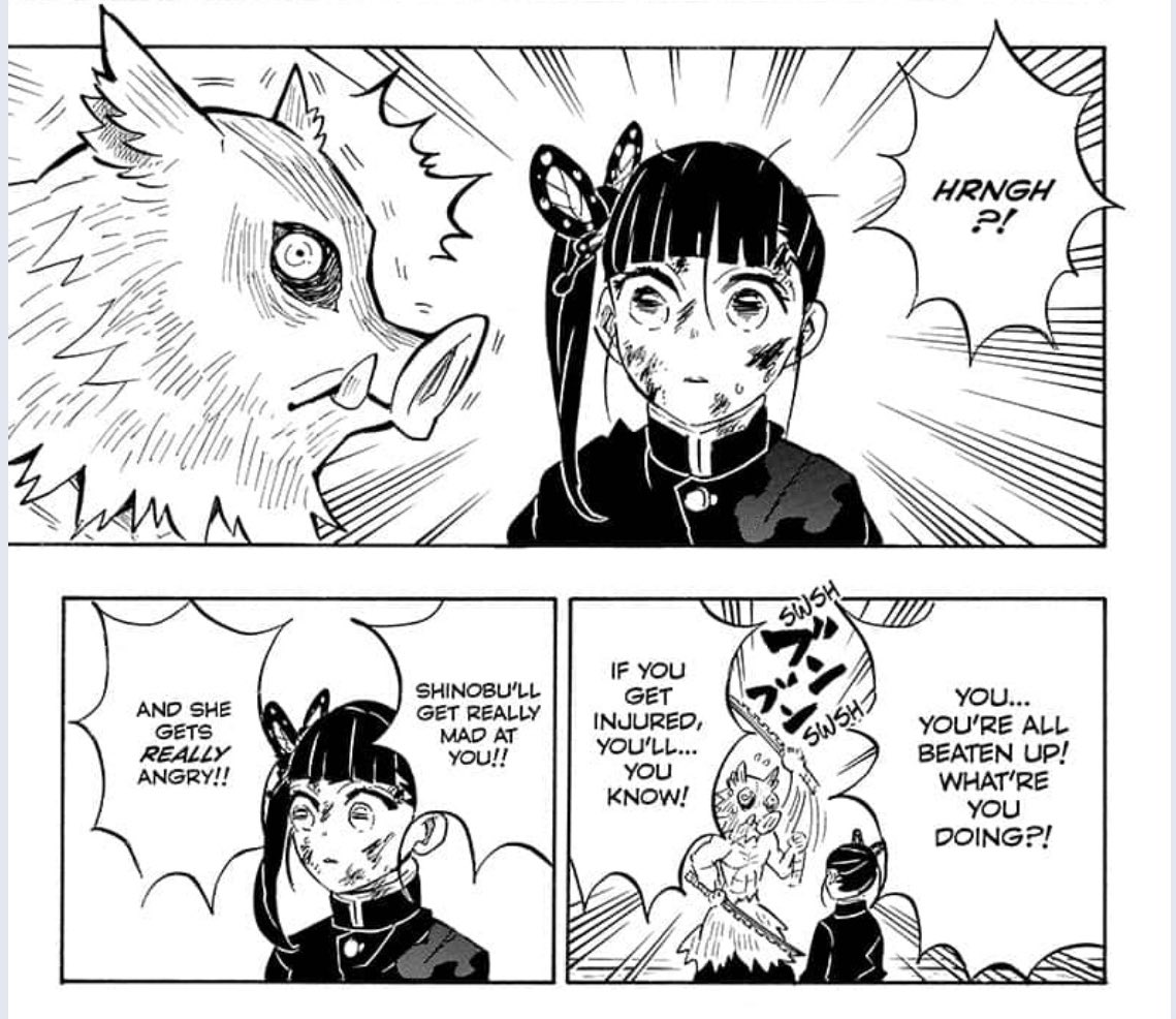 「The only none traumatizing part of chapter 191: Inosuke and」Zay 🩸の漫画