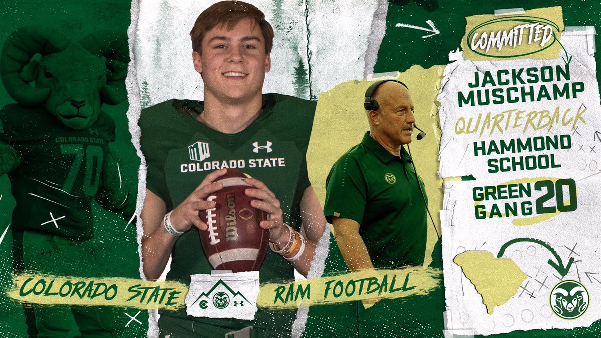 2020 3* QB Jackson Muschamp commits to Colorado State : r/CFB