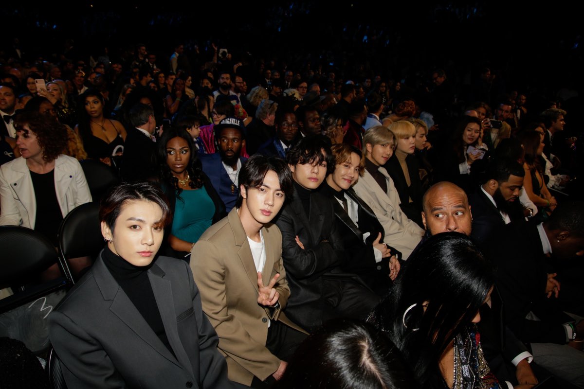 All for Jin D-544 on Twitter: "[📸#JinUpdate] 200127 #BTS at the 62nd Grammy Awards 2020 #GRAMMYs ...