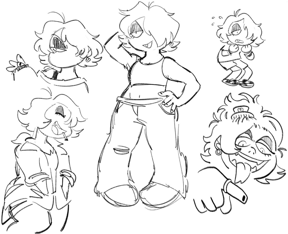 「Self indulgent character design 」|Ronnie Bの漫画