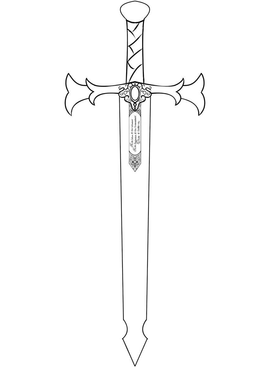 Sword Of Gryffindor Drawing
