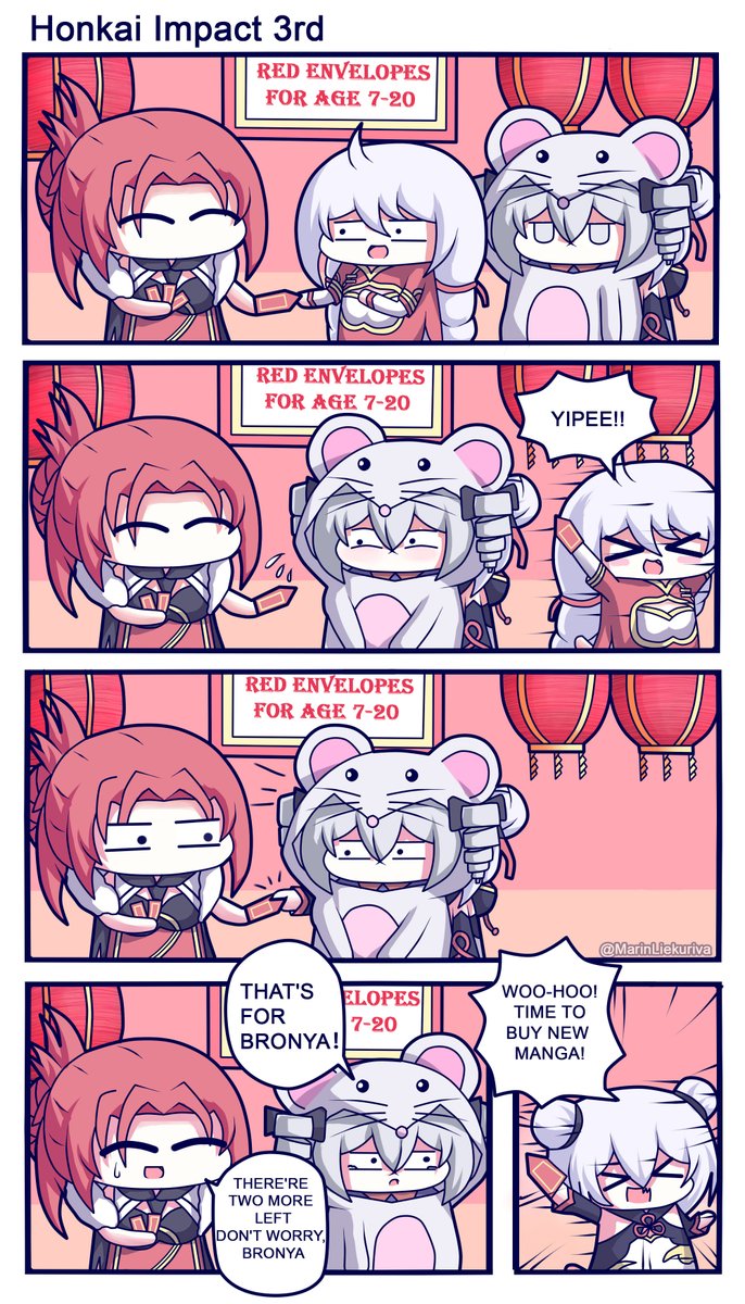 「⭐️⭐️ [Honkai Daily] ⭐️⭐️ Red envelopes f」|Honkai Impact 3rdの漫画