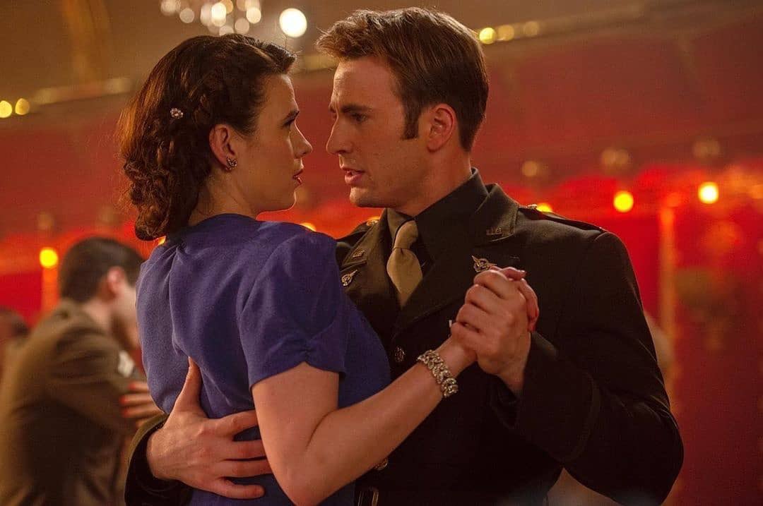 Hayley Atwell And Chris Evans