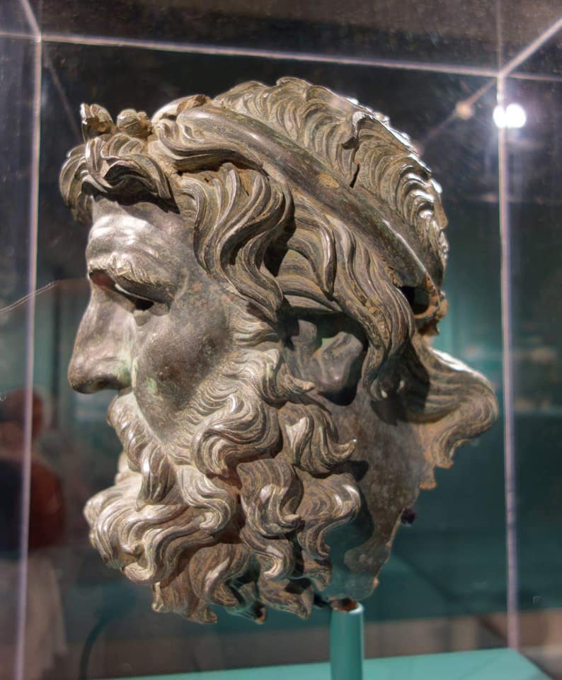 Poseidon Face Sculpture