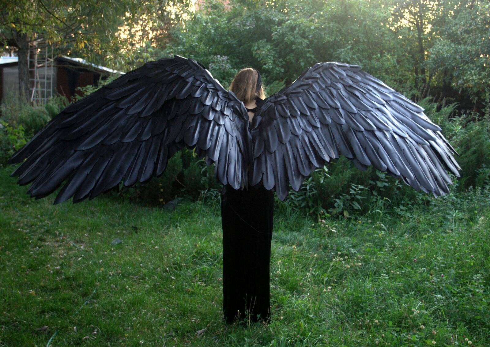 Crow Wings Costume