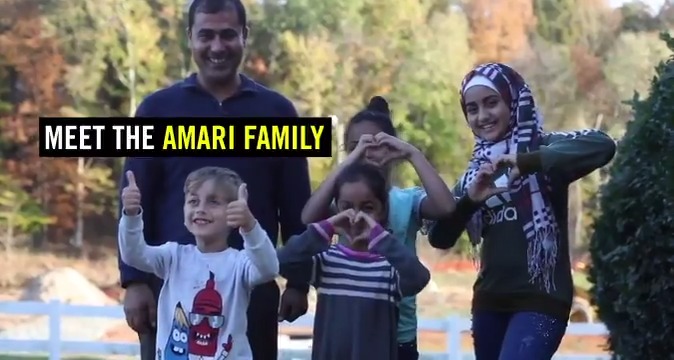 The Amari family are Syrian refugees who were blocked from resettlement ...