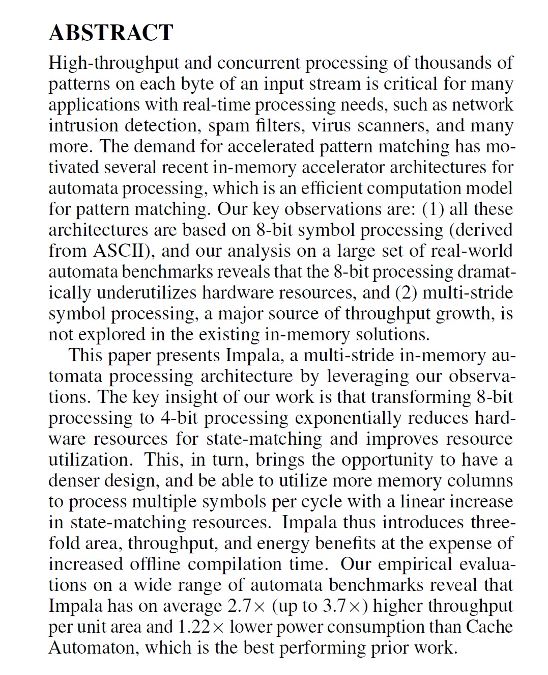 OGAWA, Tadashi on Twitter: "=> "Impala: Algorithm/Architecture Co-Design for In-Memory Multi ...