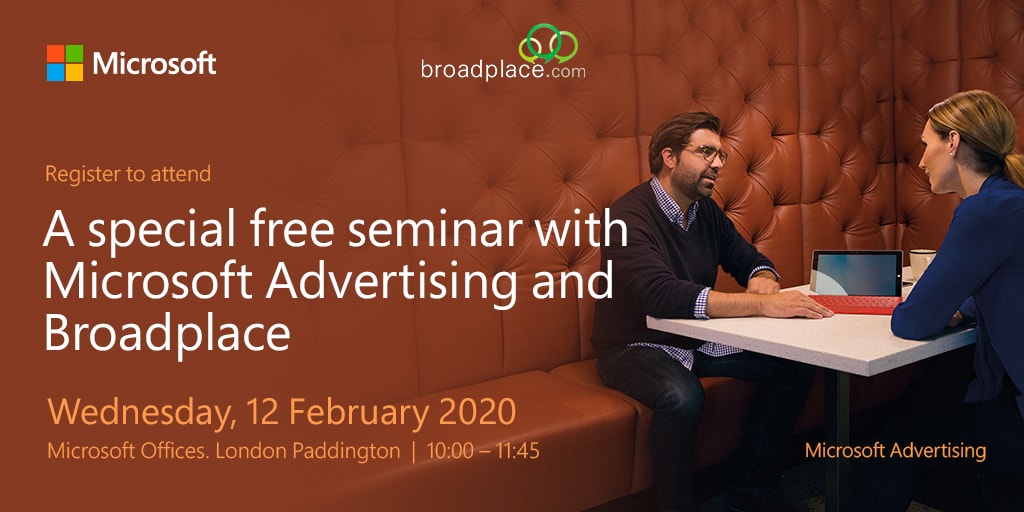 Microsoft Advertising on Twitter: "Join Microsoft Channel Partner @broadplace in learning more ...