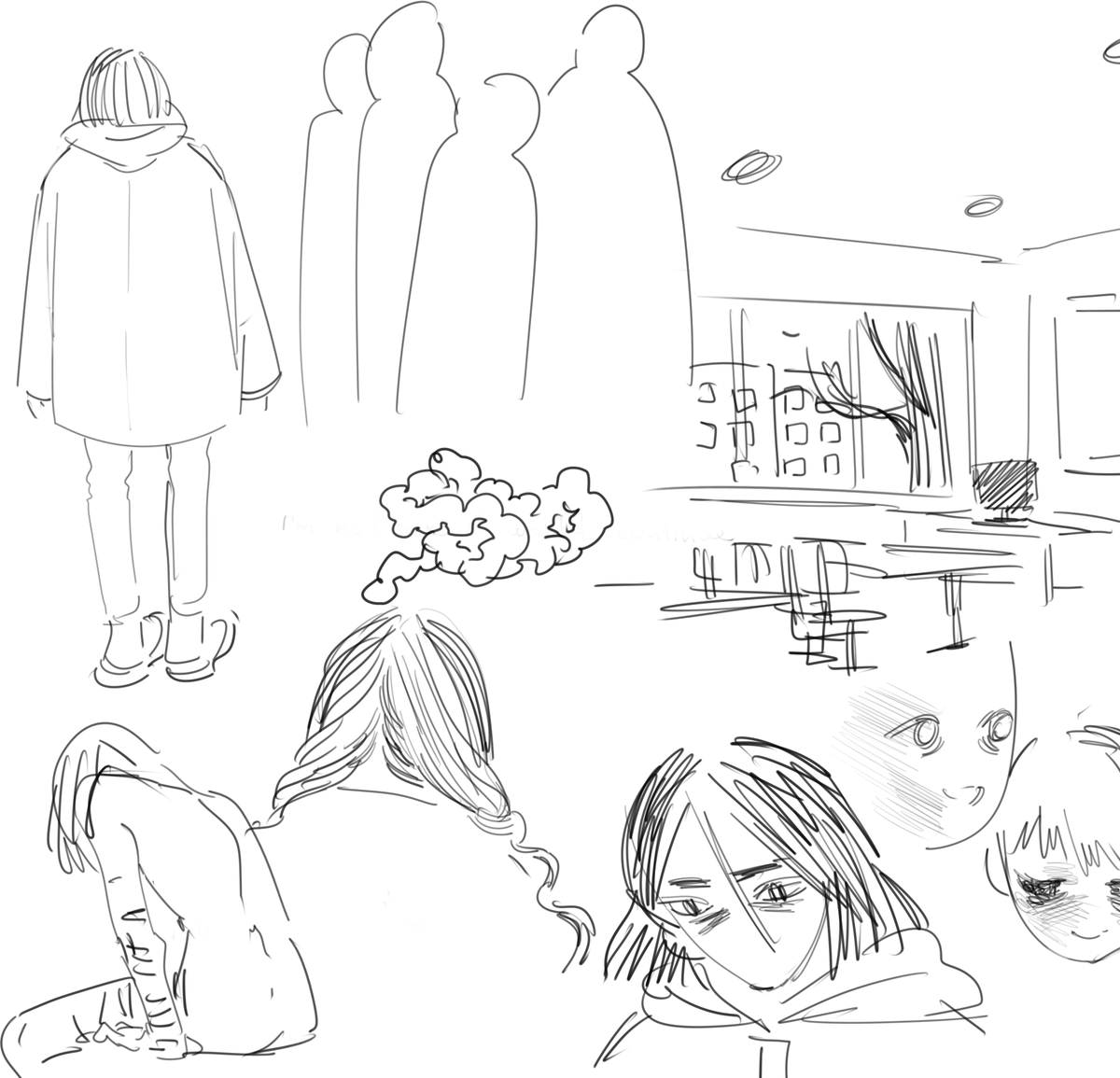 「it's 5 am im an absolute clown 」vatsの漫画