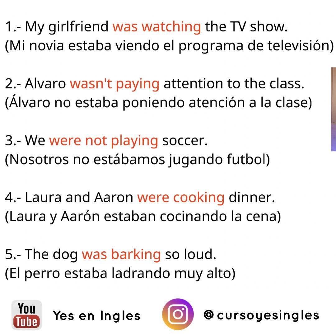 Ejemplos De Oraciones En Pasado Continuo En Ingles Nuevo ... Ejemplos De Oraciones En Pasado Continuo En Ingles Nuevo ...