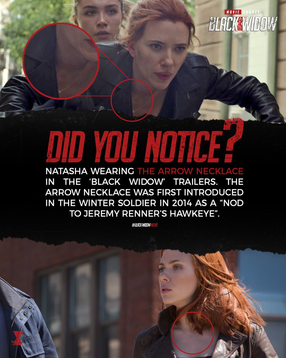 Black Widow Arrow Necklace