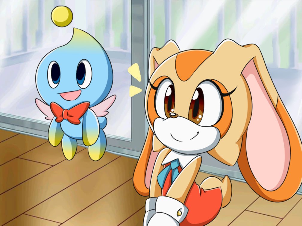 Sonic X Cream And Sonic