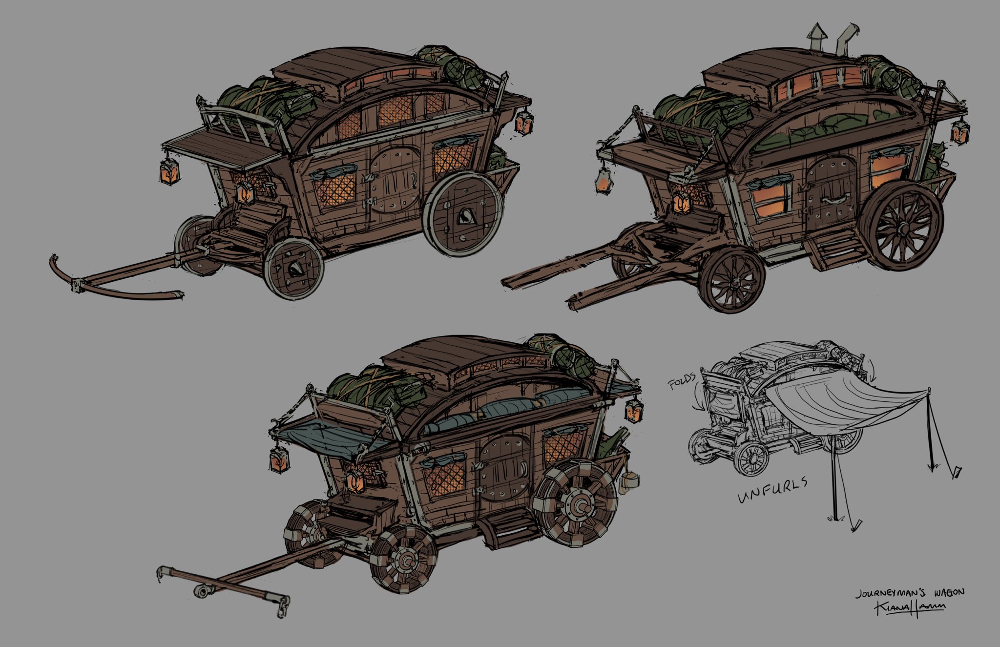 Dnd Huge Wagon 230 D&D Wagons/Carriages Ideas | Wagons, Concept Art,
